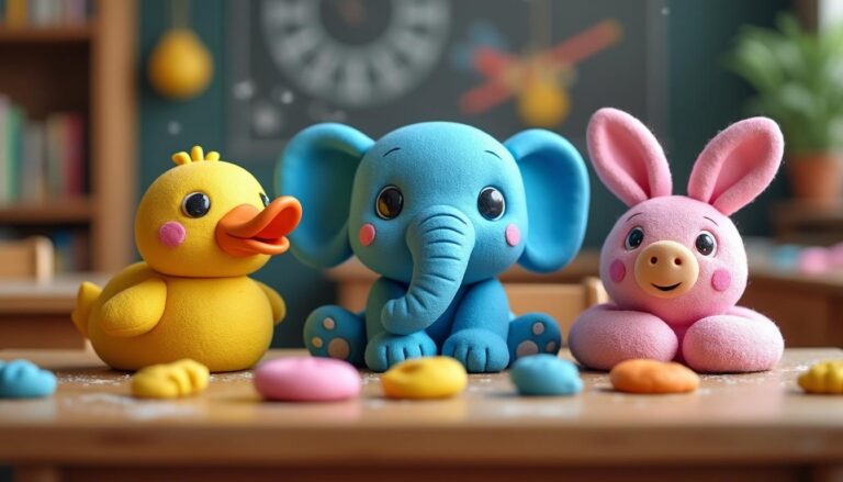 Inspiration pour des animaux en pâte à modeler pour la maternelle ...